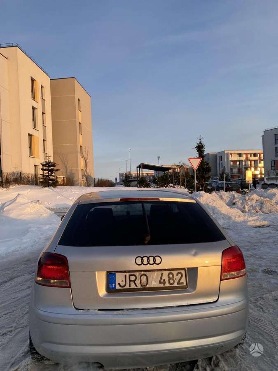 Pelēks Audi A3 2005 Klaipėda, ar dzinēja tilpumu 1.90 L un nobraukumu 316 tūkst. km par 1500 €, foto 4 vietnē AUTOMOTO.COM.LV