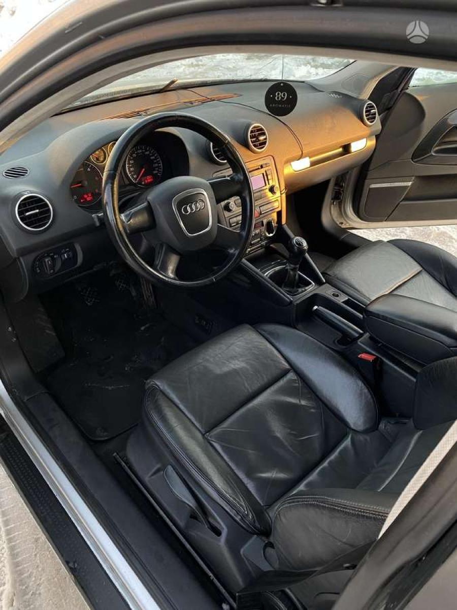 Pelēks Audi A3 2005 Klaipėda, ar dzinēja tilpumu 1.90 L un nobraukumu 316 tūkst. km par 1500 €, foto 8 vietnē AUTOMOTO.COM.LV