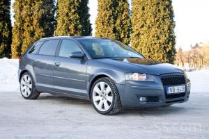 Grey Audi A3 2005 in Jelgava, with an engine capacity of 2.00 L and mileage of 365 thousand km for 3400 €, photo  on AUTOMOTO.COM.LV