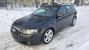 Grey Audi A3 2005 in Siauliai, with an engine capacity of 1.98 L and mileage of 167 thousand km for 3999 €, photo  on AUTOMOTO.COM.LV