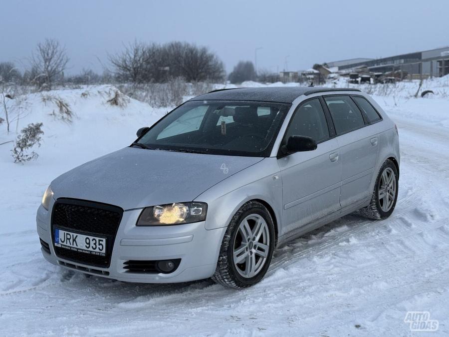Pelēks Audi A3 2005 Viļņa, ar dzinēja tilpumu 2.00 L un nobraukumu 309 tūkst. km par 2000 €, foto 1 vietnē AUTOMOTO.COM.LV