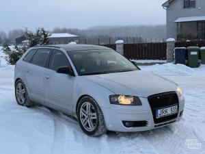 Pelēks Audi A3 2005 Viļņa, ar dzinēja tilpumu 2.00 L un nobraukumu 309 tūkst. km par 2000 €, foto 3 vietnē AUTOMOTO.COM.LV
