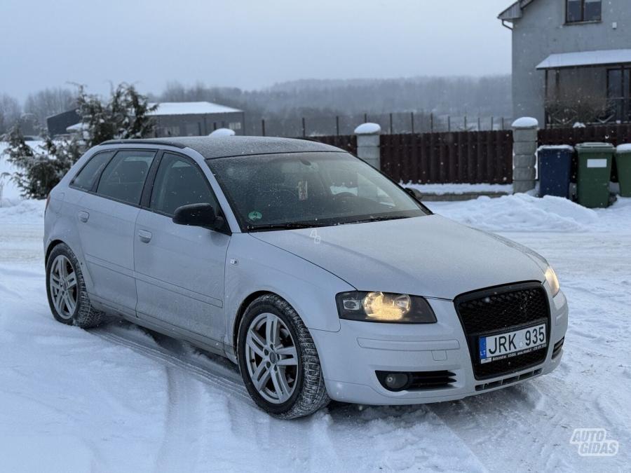 Pelēks Audi A3 2005 Viļņa, ar dzinēja tilpumu 2.00 L un nobraukumu 309 tūkst. km par 2000 €, foto 3 vietnē AUTOMOTO.COM.LV