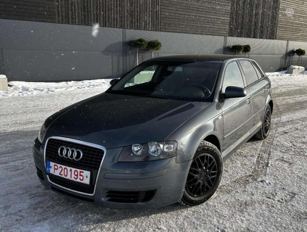 Grey Audi A3 2005 in Siauliai, with an engine capacity of 1.60 L and mileage of 236 thousand km for 2290 €, photo 1 on AUTOMOTO.COM.LV