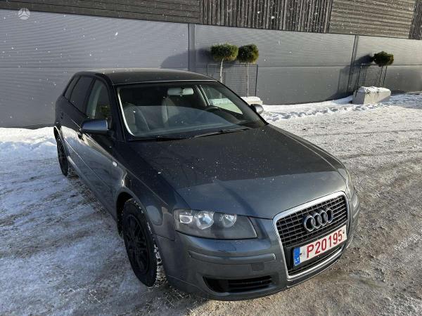 Grey Audi A3 2005 in Siauliai, with an engine capacity of 1.60 L and mileage of 236 thousand km for 2290 €, photo 8 on AUTOMOTO.COM.LV