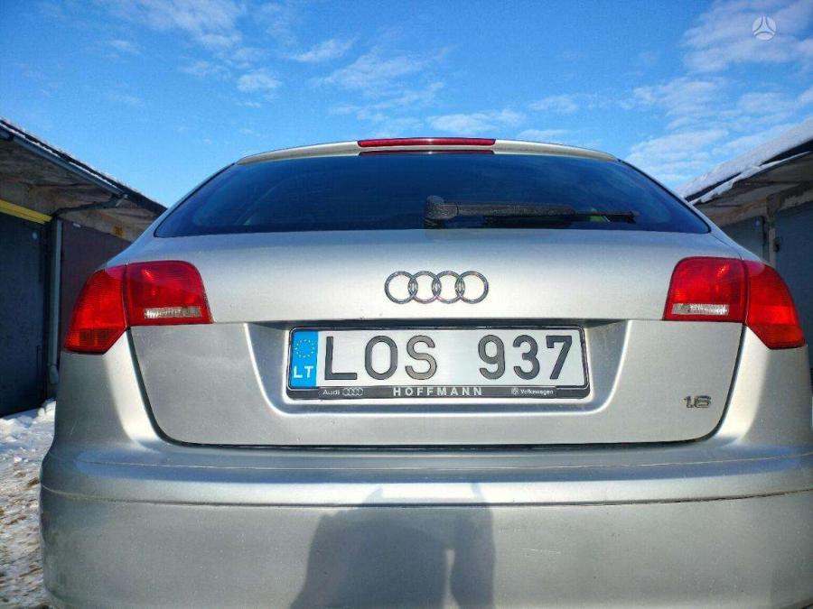 Pelēks Audi A3 2005 Kauņa, ar dzinēja tilpumu 1.60 L un nobraukumu 241 tūkst. km par 1800 €, foto 11 vietnē AUTOMOTO.COM.LV