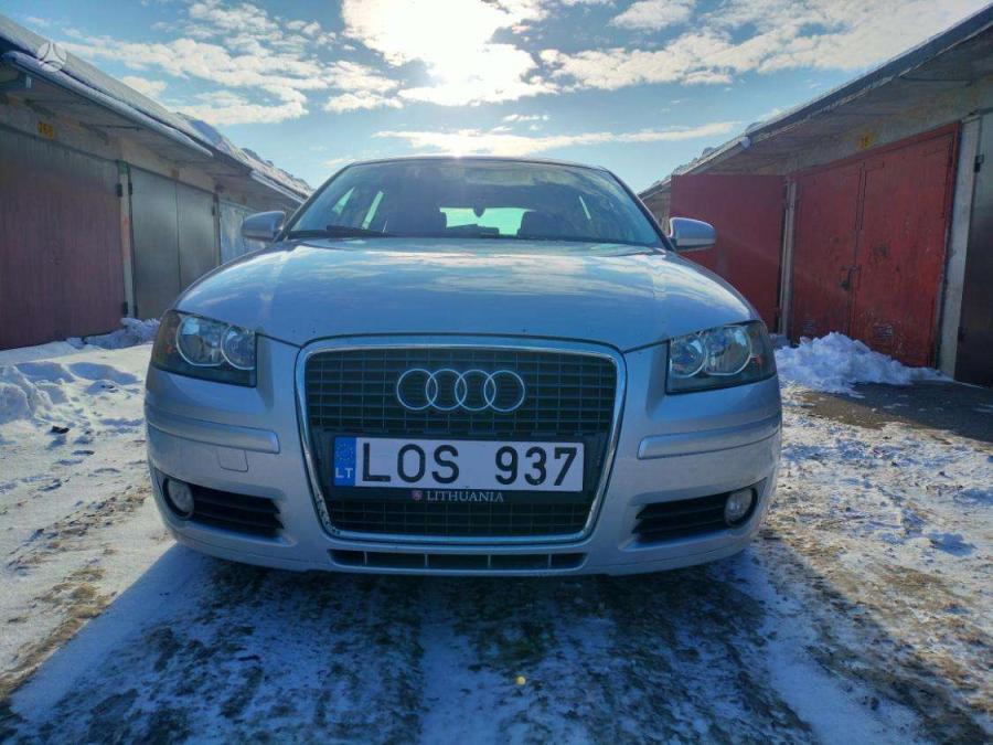 Pelēks Audi A3 2005 Kauņa, ar dzinēja tilpumu 1.60 L un nobraukumu 241 tūkst. km par 1800 €, foto 13 vietnē AUTOMOTO.COM.LV