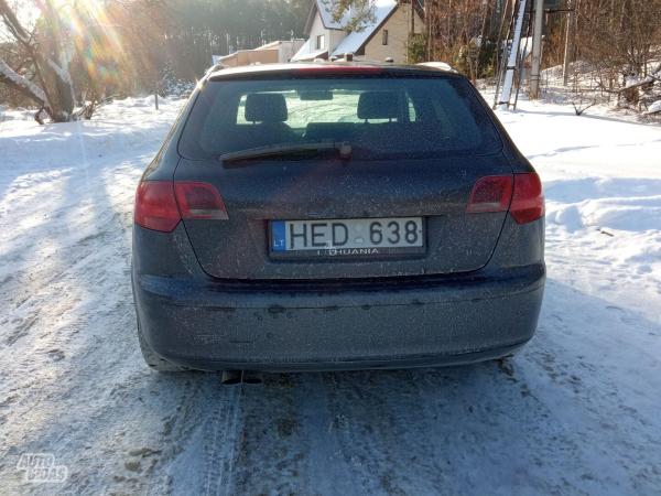 Grey Audi A3 2005 in Vilnius, with an engine capacity of 2.00 L and mileage of 343 thousand km for 2690 €, photo 5 on AUTOMOTO.COM.LV