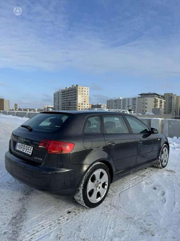 Pelēks Audi A3 2005 Viļņa, ar dzinēja tilpumu 1.97 L un nobraukumu 302 tūkst. km par 2950 €, foto 6 vietnē AUTOMOTO.COM.LV