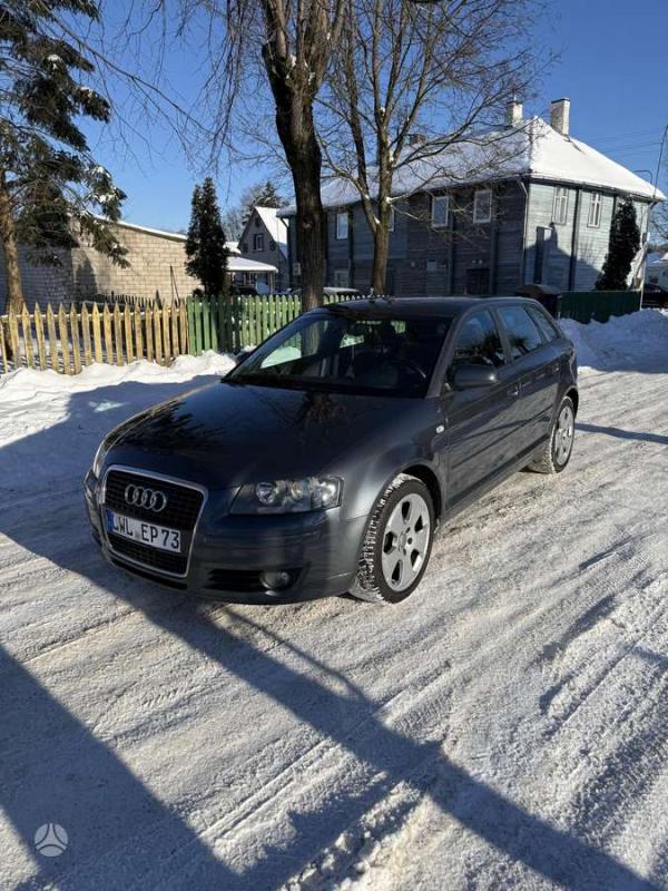 Grey Audi A3 2005 in Kazlu Ruda, with an engine capacity of 2.00 L and mileage of 298 thousand km for 3650 €, photo 2 on AUTOMOTO.COM.LV