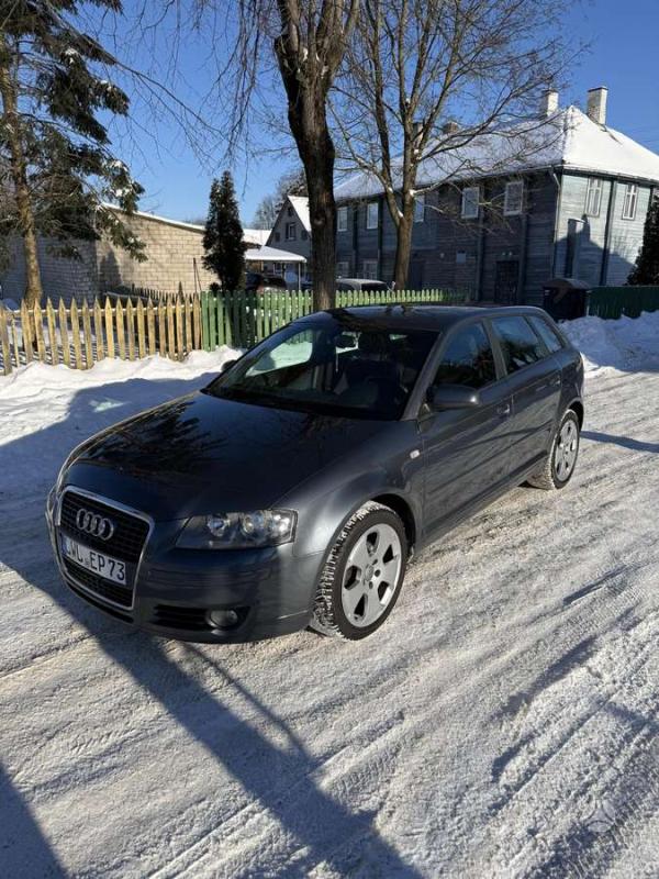 Grey Audi A3 2005 in Kazlu Ruda, with an engine capacity of 2.00 L and mileage of 298 thousand km for 3650 €, photo 3 on AUTOMOTO.COM.LV