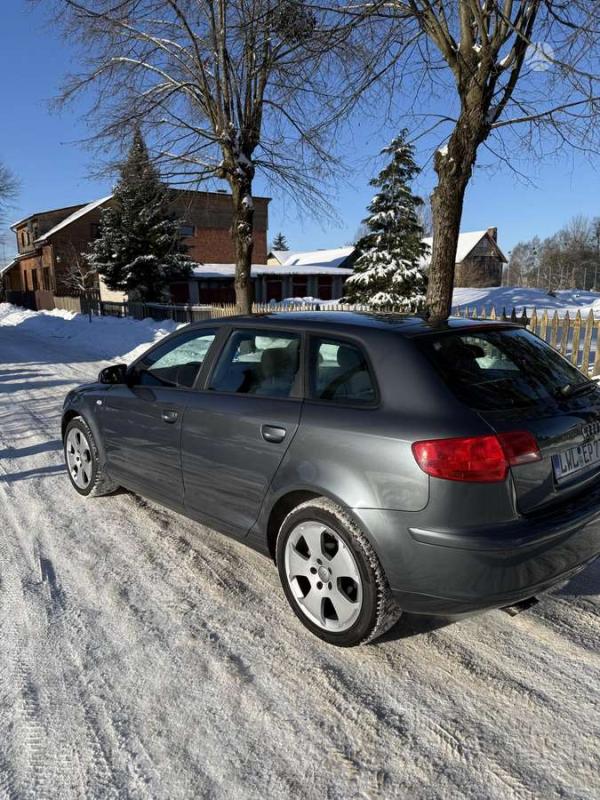 Grey Audi A3 2005 in Kazlu Ruda, with an engine capacity of 2.00 L and mileage of 298 thousand km for 3650 €, photo 4 on AUTOMOTO.COM.LV