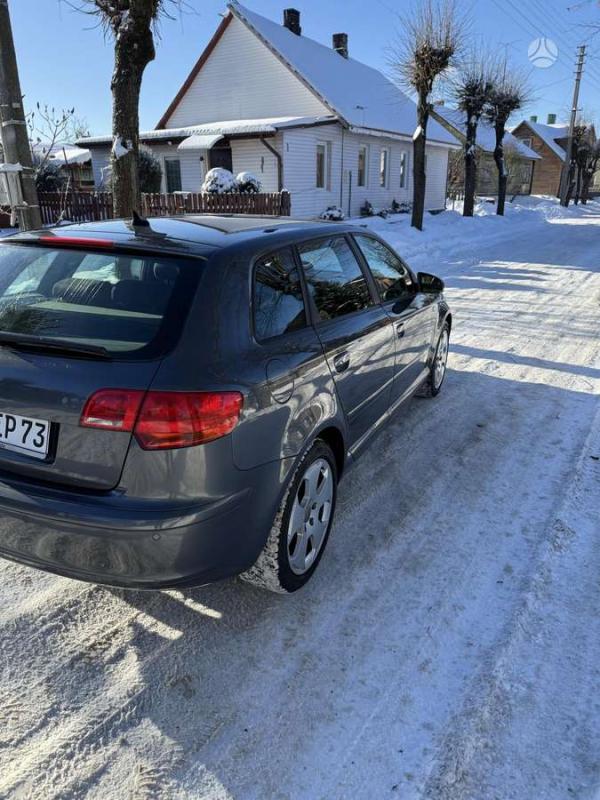 Grey Audi A3 2005 in Kazlu Ruda, with an engine capacity of 2.00 L and mileage of 298 thousand km for 3650 €, photo 5 on AUTOMOTO.COM.LV