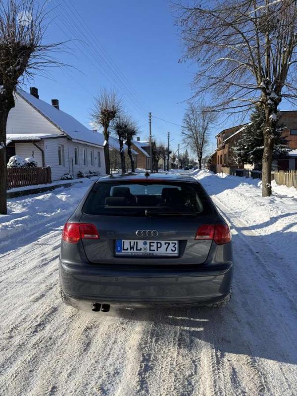 Grey Audi A3 2005 in Kazlu Ruda, with an engine capacity of 2.00 L and mileage of 298 thousand km for 3650 €, photo 7 on AUTOMOTO.COM.LV