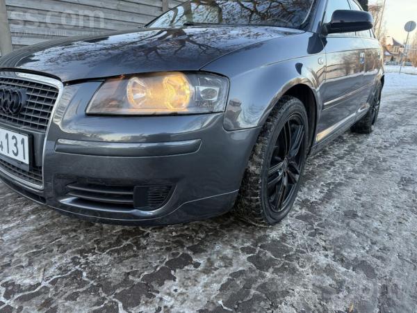 Grey Audi A3 2005 in Jelgava, with an engine capacity of 2.00 L and mileage of 0 thousand km for 3500 €, photo 7 on AUTOMOTO.COM.LV