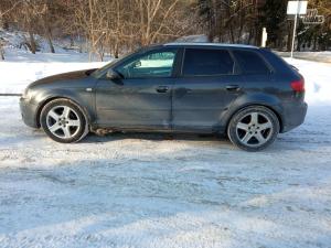 Grey Audi A3 2005 in Vilnius, with an engine capacity of 2.00 L and mileage of 343 thousand km for 2790 €, photo 4 on AUTOMOTO.COM.LV