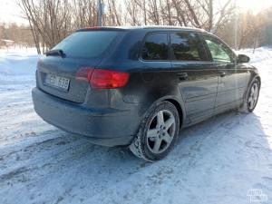 Grey Audi A3 2005 in Vilnius, with an engine capacity of 2.00 L and mileage of 343 thousand km for 2790 €, photo 7 on AUTOMOTO.COM.LV