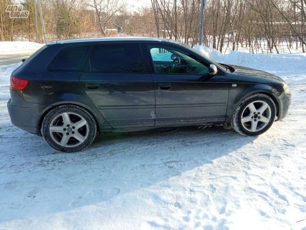 Pelēks Audi A3 2005 Viļņa, ar dzinēja tilpumu 2.00 L un nobraukumu 343 tūkst. km par 2790 €, foto 8 vietnē AUTOMOTO.COM.LV