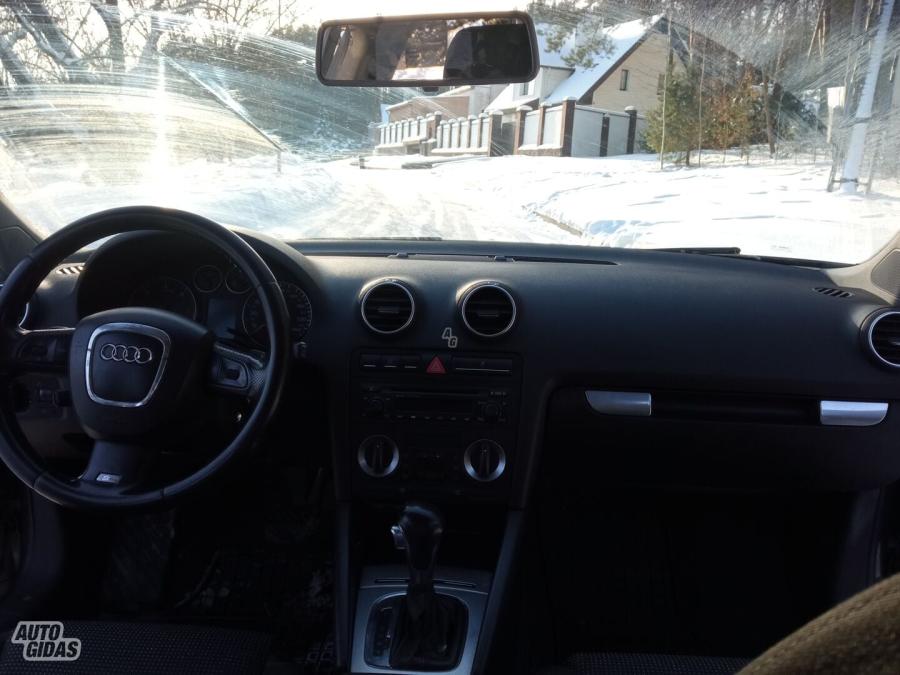 Grey Audi A3 2005 in Vilnius, with an engine capacity of 2.00 L and mileage of 343 thousand km for 2790 €, photo 17 on AUTOMOTO.COM.LV