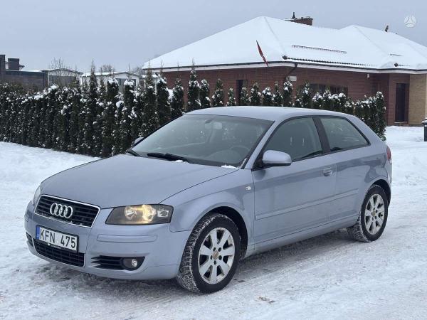 Grey Audi A3 2005 in Vilnius, with an engine capacity of 1.97 L and mileage of 370 thousand km for 1850 €, photo 1 on AUTOMOTO.COM.LV