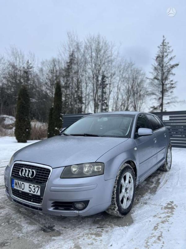 Pelēks Audi A3 2005 Kauņa, ar dzinēja tilpumu 1.97 L un nobraukumu 335 tūkst. km par 1750 €, foto 1 vietnē AUTOMOTO.COM.LV