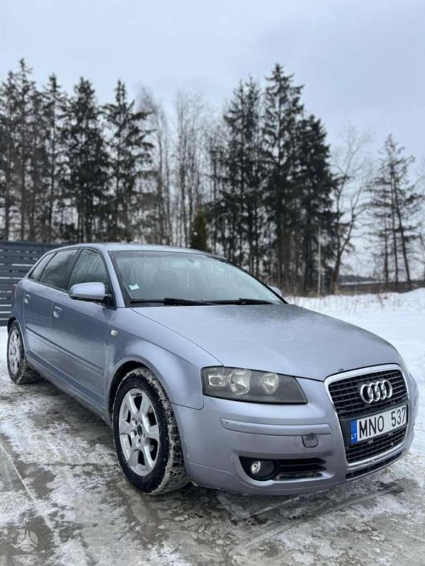 Grey Audi A3 2005 in Kaunas, with an engine capacity of 1.97 L and mileage of 335 thousand km for 1750 €, photo 3 on AUTOMOTO.COM.LV