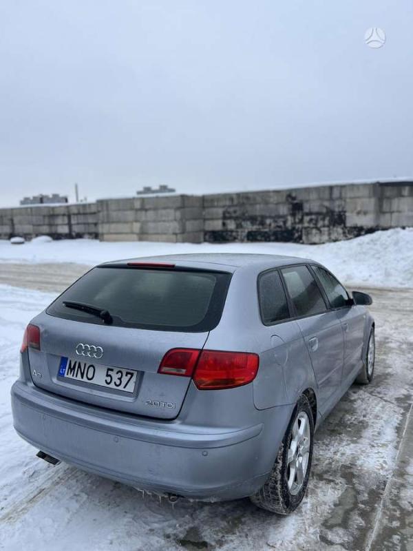 Grey Audi A3 2005 in Kaunas, with an engine capacity of 1.97 L and mileage of 335 thousand km for 1750 €, photo 5 on AUTOMOTO.COM.LV