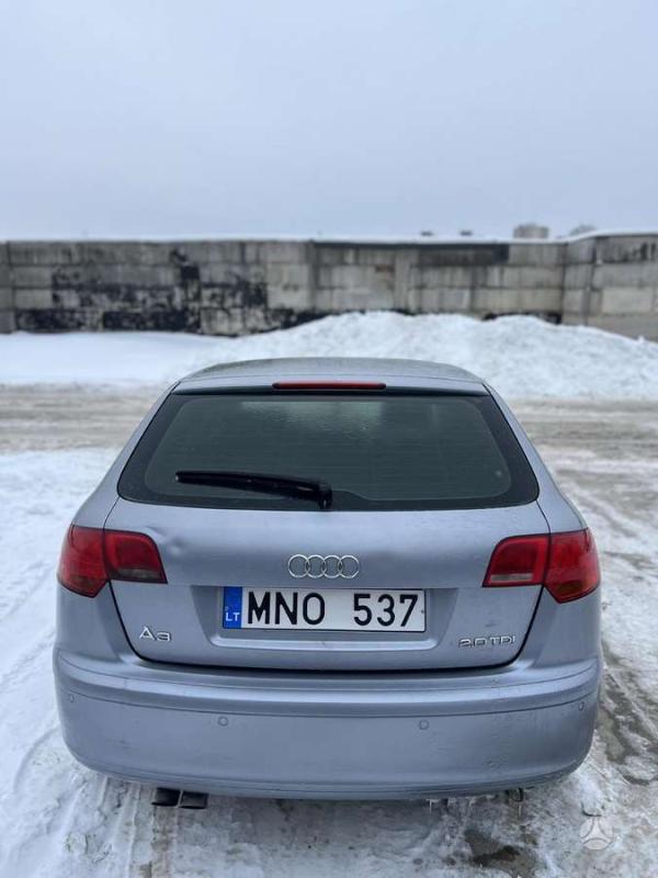 Grey Audi A3 2005 in Kaunas, with an engine capacity of 1.97 L and mileage of 335 thousand km for 1750 €, photo 6 on AUTOMOTO.COM.LV