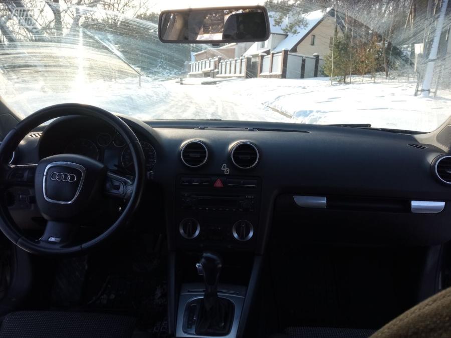 Grey Audi A3 2005 in Vilnius, with an engine capacity of 2.00 L and mileage of 343 thousand km for 2790 €, photo 17 on AUTOMOTO.COM.LV