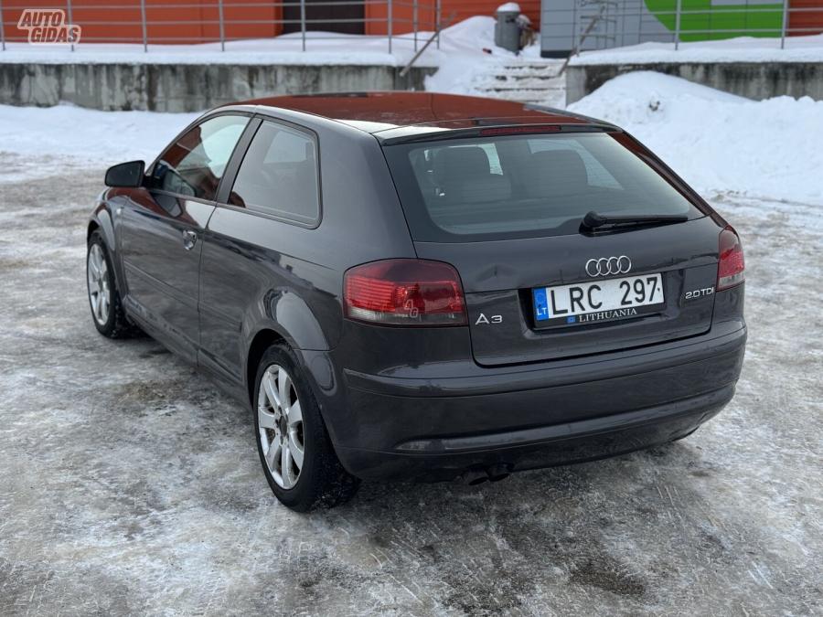 Grey Audi A3 2005 in Ukmerge, with an engine capacity of 2.00 L and mileage of 343 thousand km for 1550 €, photo 3 on AUTOMOTO.COM.LV
