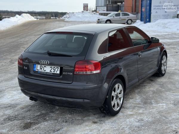 Grey Audi A3 2005 in Ukmerge, with an engine capacity of 2.00 L and mileage of 343 thousand km for 1550 €, photo 5 on AUTOMOTO.COM.LV