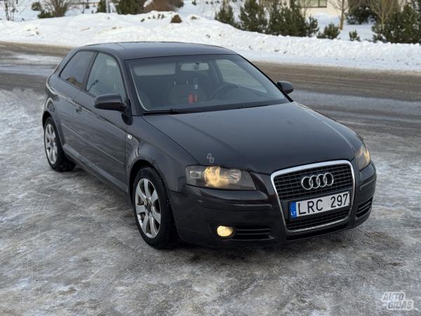 Grey Audi A3 2005 in Ukmerge, with an engine capacity of 2.00 L and mileage of 343 thousand km for 1550 €, photo 7 on AUTOMOTO.COM.LV
