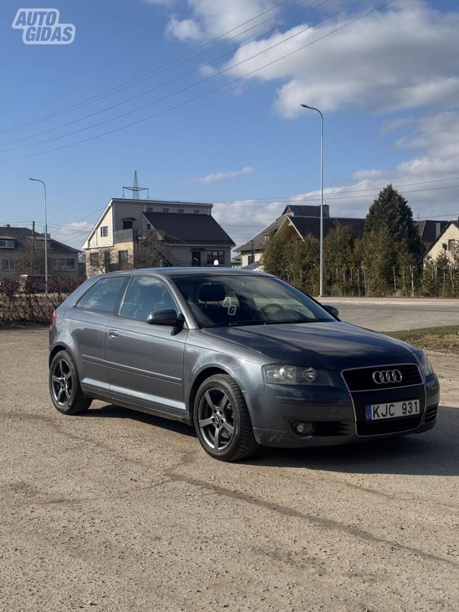 Pelēks Audi A3 2005 Kauņa, ar dzinēja tilpumu 2.00 L un nobraukumu 354 tūkst. km par 1700 €, foto 1 vietnē AUTOMOTO.COM.LV