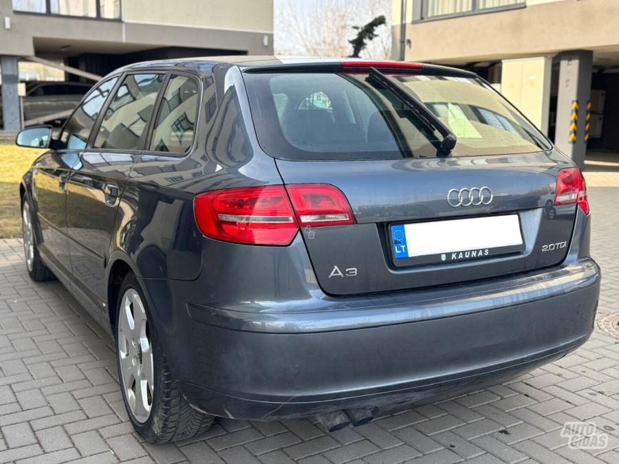 Grey Audi A3 2005 in Kaunas, with an engine capacity of 2.00 L and mileage of 300 thousand km for 1600 €, photo 10 on AUTOMOTO.COM.LV