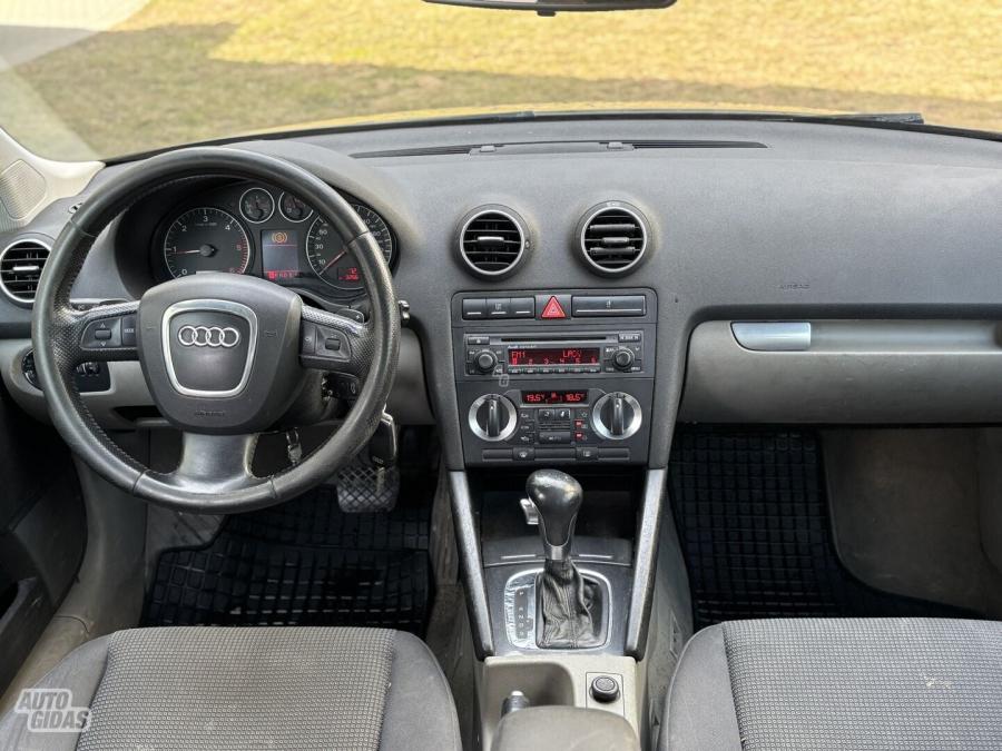 Grey Audi A3 2005 in Kaunas, with an engine capacity of 2.00 L and mileage of 300 thousand km for 1600 €, photo 17 on AUTOMOTO.COM.LV