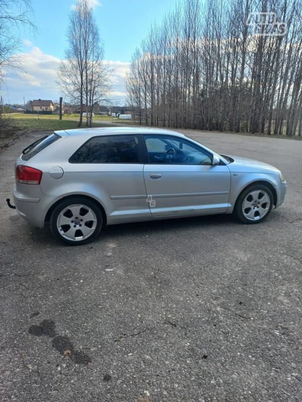 Grey Audi A3 2005 in Plunge, with an engine capacity of 19.00 L and mileage of 336 thousand km for 980 €, photo 2 on AUTOMOTO.COM.LV