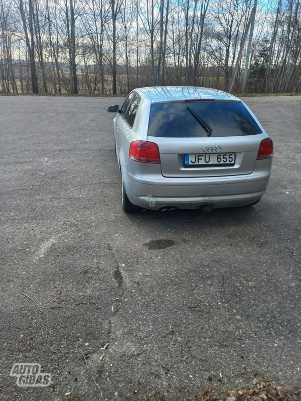 Grey Audi A3 2005 in Plunge, with an engine capacity of 19.00 L and mileage of 336 thousand km for 980 €, photo 4 on AUTOMOTO.COM.LV