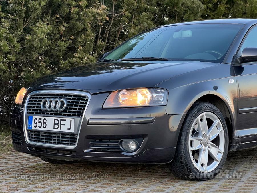 Grey Audi A3 2005 in Tallinn, with an engine capacity of 1.60 L and mileage of 198 thousand km for 2490 €, photo 8 on AUTOMOTO.COM.LV