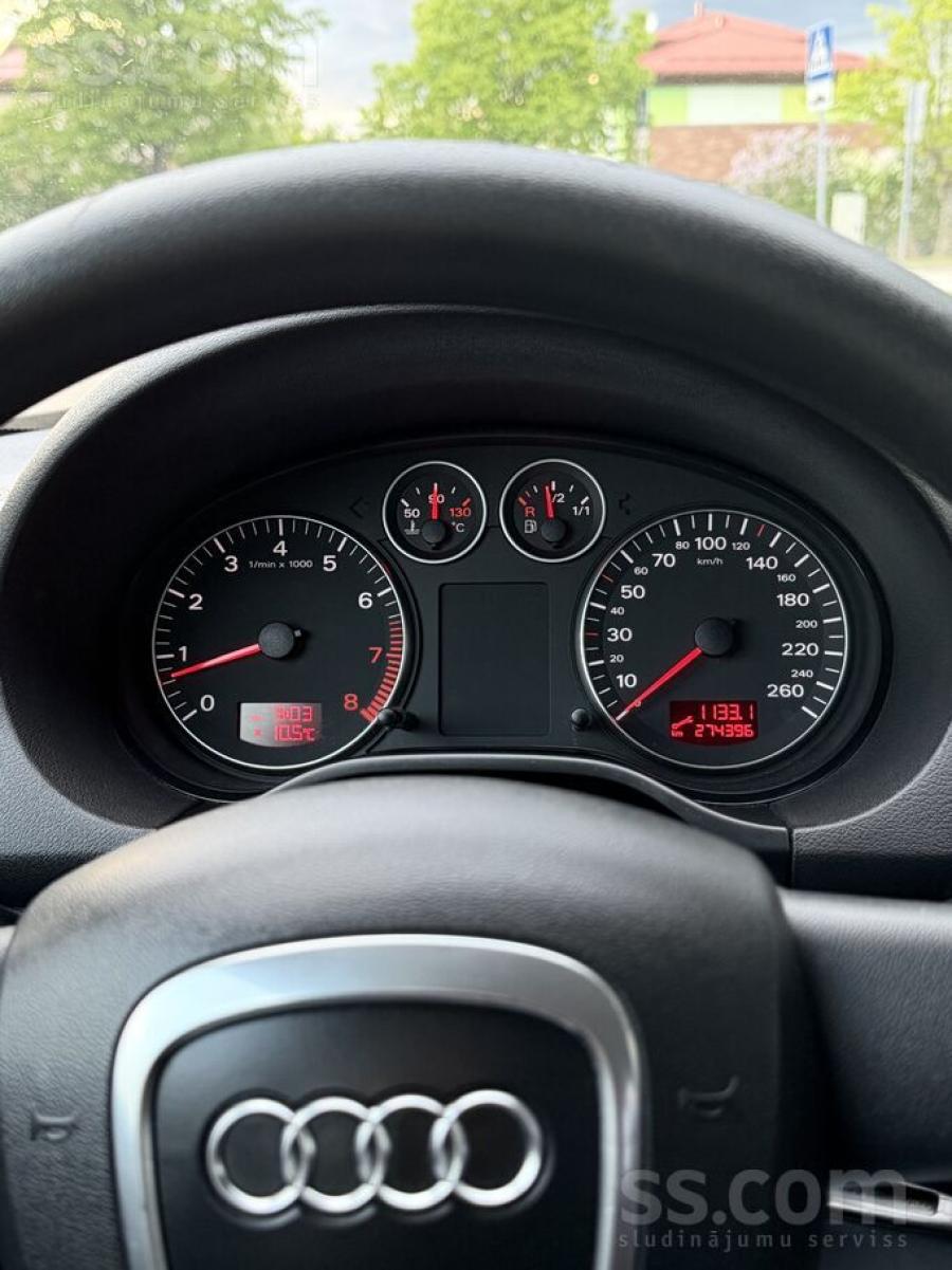 Pelēks Audi A3 2005 Cēsis, ar dzinēja tilpumu 1.60 L un nobraukumu 274 tūkst. km par 2300 €, foto 7 vietnē AUTOMOTO.COM.LV