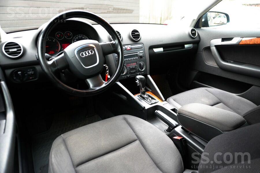 Grey Audi A3 2005 in Riga, with an engine capacity of 2.00 L and mileage of 232 thousand km for 2790 €, photo 15 on AUTOMOTO.COM.LV