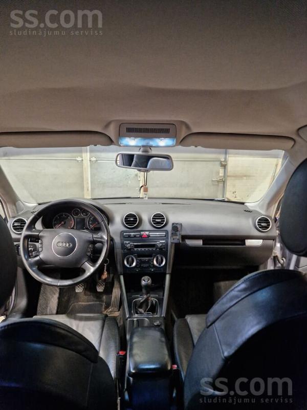 Grey Audi A3 2005 in Riga, with an engine capacity of 2.00 L and mileage of 370 thousand km for 2250 €, photo 6 on AUTOMOTO.COM.LV