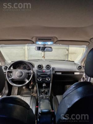 Grey Audi A3 2005 in Riga, with an engine capacity of 2.00 L and mileage of 370 thousand km for 2250 €, photo 7 on AUTOMOTO.COM.LV