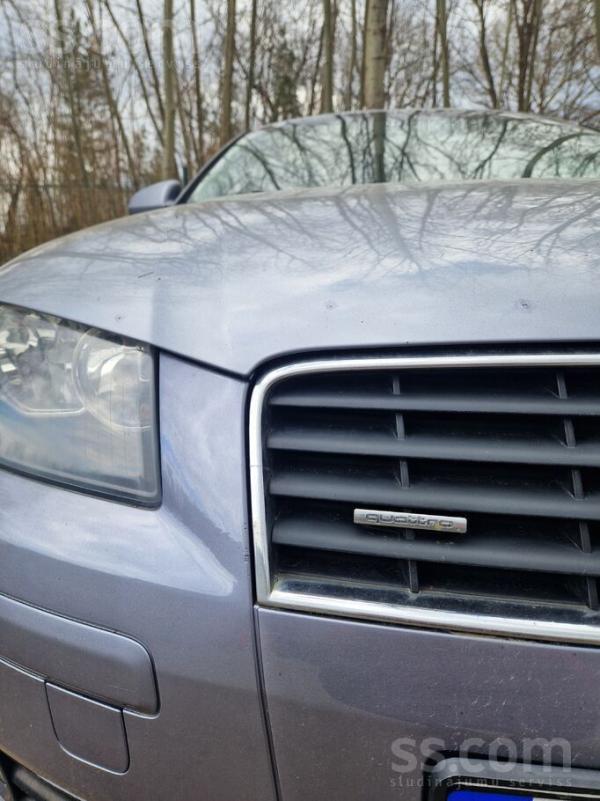 Grey Audi A3 2005 in Riga, with an engine capacity of 2.00 L and mileage of 370 thousand km for 2250 €, photo 8 on AUTOMOTO.COM.LV