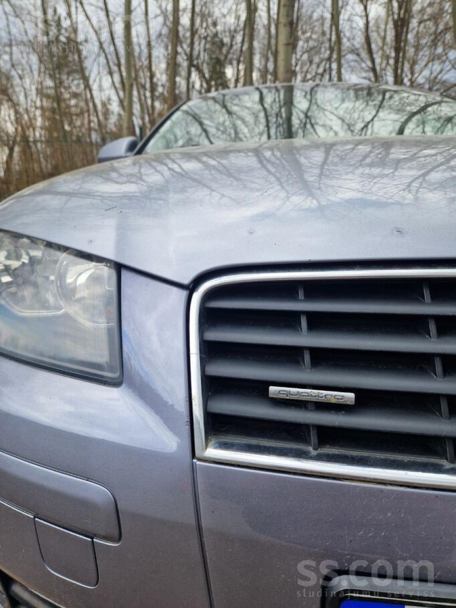 Grey Audi A3 2005 in Riga, with an engine capacity of 2.00 L and mileage of 370 thousand km for 2250 €, photo 9 on AUTOMOTO.COM.LV