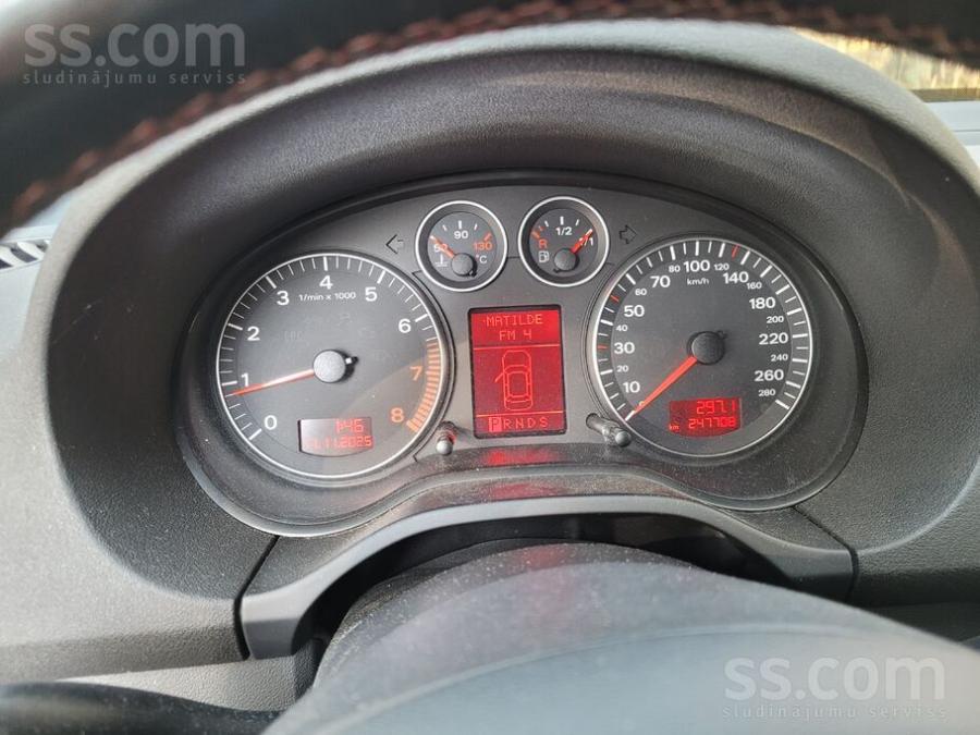 Pelēks Audi A3 2005 Rīga, ar dzinēja tilpumu 2.00 L un nobraukumu 248 tūkst. km par 3000 €, foto 4 vietnē AUTOMOTO.COM.LV