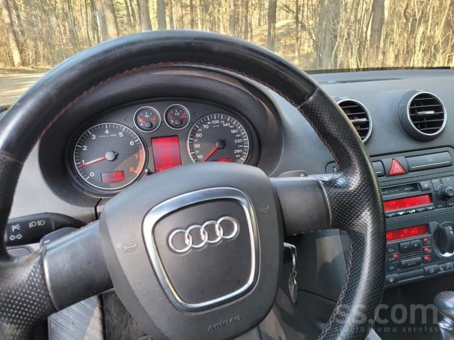 Pelēks Audi A3 2005 Rīga, ar dzinēja tilpumu 2.00 L un nobraukumu 248 tūkst. km par 3000 €, foto 5 vietnē AUTOMOTO.COM.LV