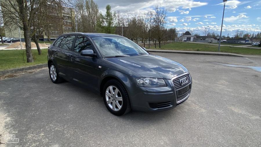 Grey Audi A3 2005 in Vilkaviskis, with an engine capacity of 1.60 L and mileage of 150 thousand km for 2800 €, photo 3 on AUTOMOTO.COM.LV