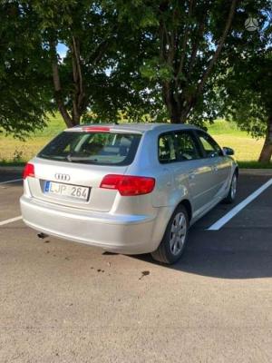Pelēks Audi A3 2005 Plungė, ar dzinēja tilpumu 1.60 L un nobraukumu 319 tūkst. km par 2700 €, foto  vietnē AUTOMOTO.COM.LV