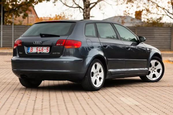 Grey Audi A3 2005 in Jelgava, with an engine capacity of 2.00 L and mileage of 220 thousand km for 4900 €, photo 5 on AUTOMOTO.COM.LV