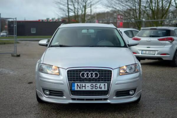 Grey Audi A3 2005 in Liepaja, with an engine capacity of 2.00 L and mileage of 377 thousand km for 3150 €, photo 6 on AUTOMOTO.COM.LV